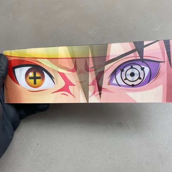 Other | Naruto Shippuden Naruto Sasuke 3d Lenticular Motion Car Sticker ...